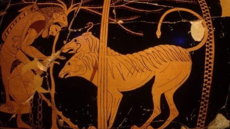 Orthrus. Legends and Myths of the giant 2 head dog.