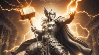 Thor, God of Thunder. The Strongest Of The Norse